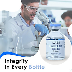 Stat Peptides Reconstitution Solution - Clear Glass Bottle - Pure Premium Formula - Best Quality - 30mL