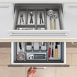 MYITYARD Shelf and Drawer Liner for Kitchen Cabinets, Waterproof Non-Slip Non-Adhesive Refrigerator Mat for Cupboard, Pantry Shelves, Bathroom, 12in * 16.4ft