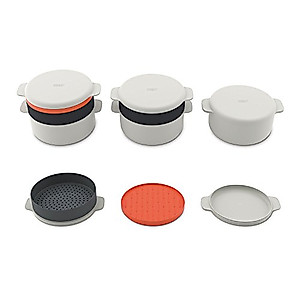 Joseph Joseph 45001 M-Cuisine 4 Piece Stackable Microwave Cooking Set