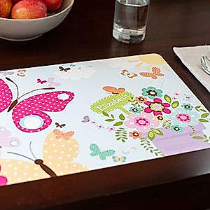 Personalized Placemat for Kids, Butterflies - I See Me!