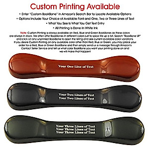 BookBone (TM) - Made in The USA - The Original Weighted Rubber Bookmark - Printed with - Quit Bugging Me… I'm Reading! - Holds Books Open