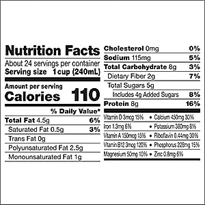 Silk Shelf-Stable Soy Milk, Original, Dairy-Free, Vegan, Non-GMO Project Verified, 32 Fl Oz (Pack of 6)