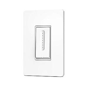 TREATLIFE Smart Dimmer Switch, Single-Pole Smart Switch for Dimmable Bulbs, 2.4GHz WiFi Smart Light Switch Works with Alexa and Google Home, Remote Control, Neutral Wire Required