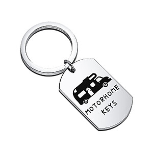 Lywjyb Birdgot Motorhome Gift Camping Gift Motorhome Keys Outdoor Adventure Gift for Happy Camper (Motorhome Keys)