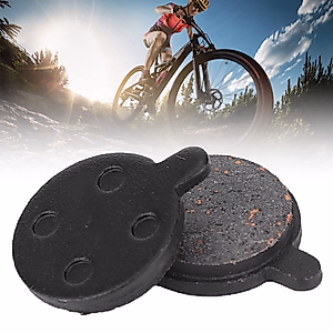 Ezweiji 5 Pairs Bike Disc Brake Pads, Semi Metal bike Brake Pads for Mountain Bicycles and Electric Scooters Replacement Kit Cycling Accessory