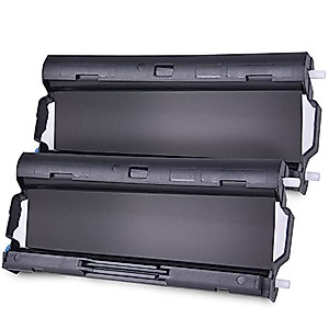 LEMERO 2 Pack PC501 Compatible with Brother PC-501 PC 501 PPF Print Fax Cartridge for Brother Fax 575 FAX-575 Printers