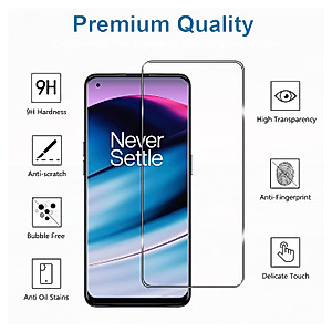 YIFNTANG [3 Pack] Tempered Glass Screen Protector for OnePlus Nord N20 5G,HD Clear,9H Hardness, Anti Scratch,Compatible with OnePlus Nord N20 5G