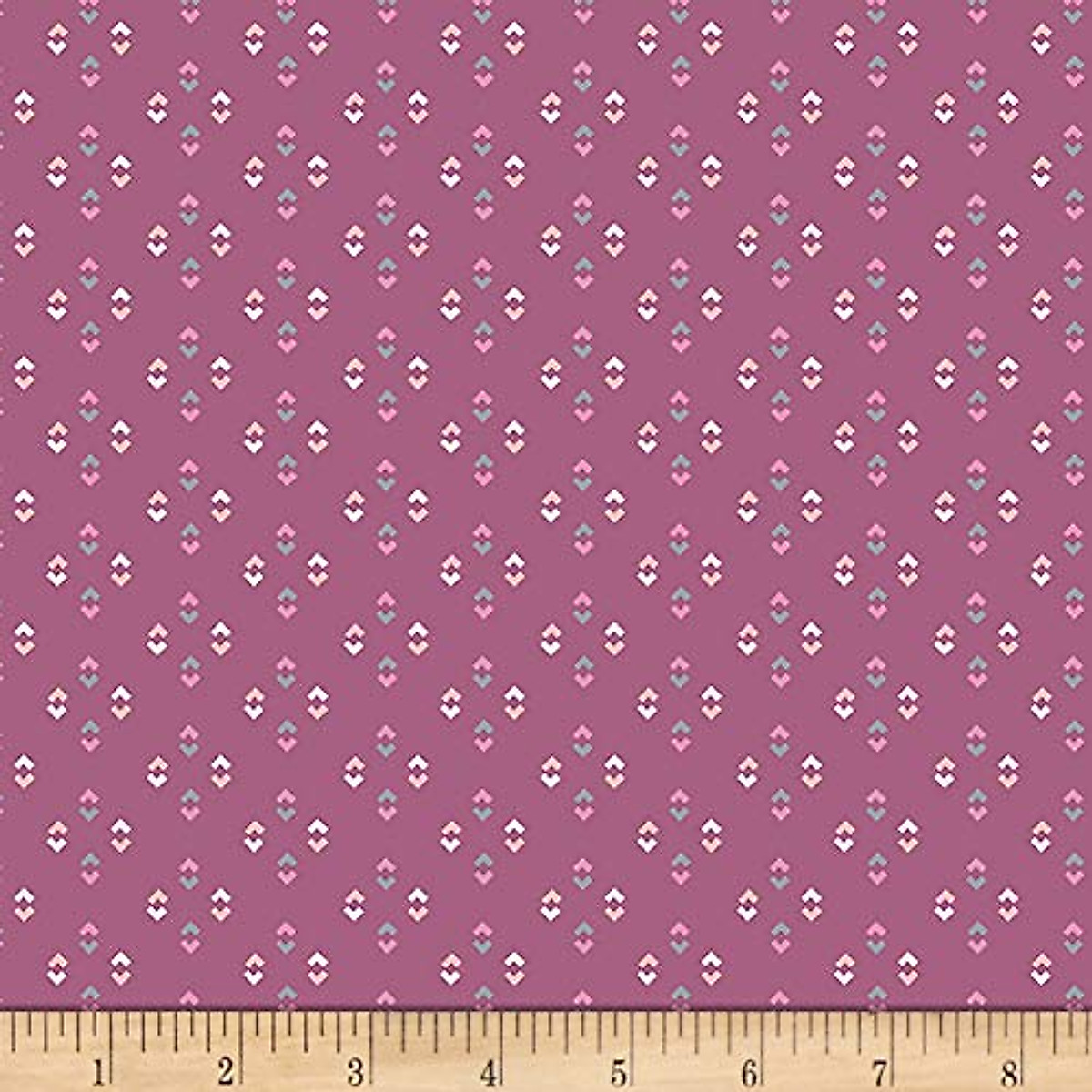 Art Gallery Fabrics Art Gallery Dollhouse Lucy Fabric, Dark Mauve
