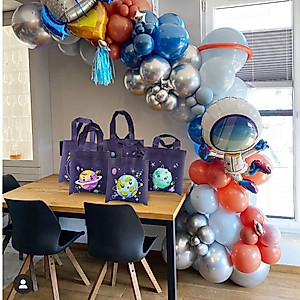 BANBALLON 20 PCS Outer Space Party Favor Bags Space Gift Bags Treat Gift Bags for Kids Galactic Solar System Birthday Party Outer Space Theme Party Baby Shower Goodie Bags Supplies (Space 01)