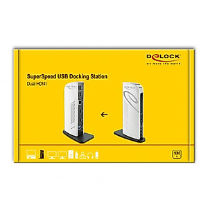 Delock USB Docking Station Dual HDMI Full HD/USB 3.2 / LAN/Audio