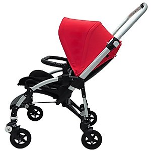 Stroller Handlebar Console Adjustable Armrest Bumper Bar Compatible with Bugaboo Bee 3 Bee 5 Bee 6 Baby Strollers (Artificial Leather)