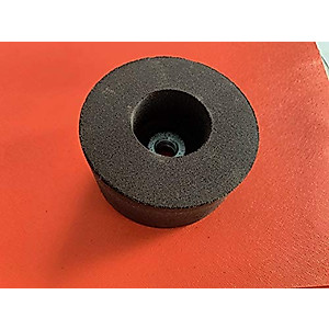 SIGNI 4 Inch Green Grinding Stone with 5/8-11 Thread (1 Pack,80 Grit，4X2X5/8-11)