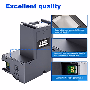 T04D1 Ink Maintenance Box for ET-15000 ET-3750 ET-3760 WF-2860 ET-4760 ET-3850 ET-4850 XP-5100 Printers（TO4D1/ EP-04D1/ TO4D100/ EWMB2/ 04D1 Waste Ink Tank）