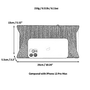 Miss Chow Women's Large Shiny Envelop Evening Bag Clutch Purse Cross Bag Wedding Party Prom Handbag with Chain Strap Silver