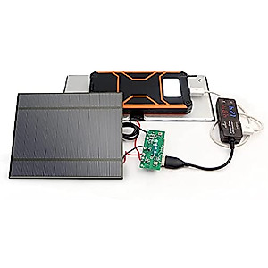 Heyiarbeit 5V 0.25W Polycrystalline Mini Solar Panel Module DIY for Light Toys Charger 45x45mm£¬5Pcs