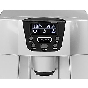 Whynter Silver IDC-221SC Countertop Direct Connection Ice Maker and Water Dispenser, One Size