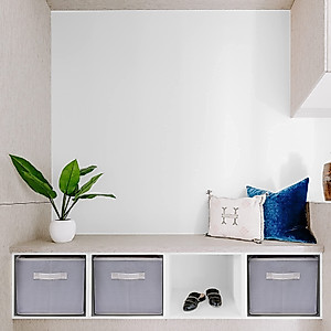 GRANNY SAYS Bundle of 3-Pack Rectangle Storage Bins & 1-Pack Hanging Closet Organizer