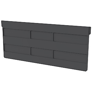 Akro-Mils 41250 Crosswise Width Plastic Divider for 30250 AkroBin Storage Bins, Black, (6-Pack)