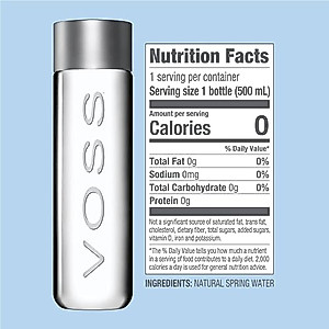 VOSS Premium Still Bottled Natural Water - BPA-Free - High Grade PET - Recyclable Plastic Water Bottles - Pure Drinking Water with Unique & Iconic Bottle Design - 12 Pack