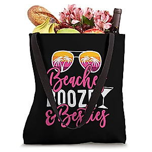 Girls Trip Girls Weekend Friends Beaches Booze & Besties Tote Bag