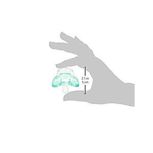 RAZBABY JollyPop Baby Pacifier Newborn, 0-3m, Teal, Double Pack