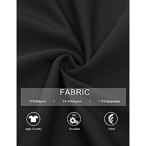 Women's Vintage High Waisted A-Line Skirts Flowy Long Skirt with Pockets and Belts Black XL