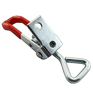 4PCS Latch Catch Cabinet Boxes Handle Toggle Lock Clamp Hasp Silver 4001