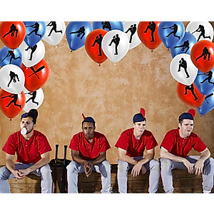 50 Baseball Party Latex Balloons Sports Game Graduation Baseball Birthday Party Decorations Supplies Favors