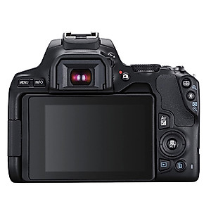 Canon EOS Rebel SL3 DSLR Camera with Video Creator Kit + Canon EF-S 18-55mm f/4-5.6 is STM Lens + 2pc 64GB Memory Cards + Softwear Editor + Tripod & More (Renewed)