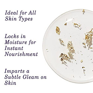 TATCHA Gold Camellia Beauty Oil: Moisturizing Face, Body, and Hair Oil Infused with 23-karat Gold flakes (30 ml / 1 oz)