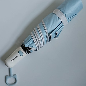 Tikwek- Telescopic umbrellas - Compact, Light, Automatic, Strong and Portable - Wind Resistant, Small Folding Backpack Umbrella for Rain