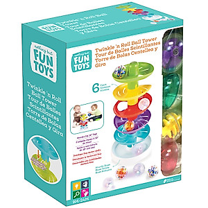Nothing But Fun Toys Sparkle and Roll Light & Sounds Ball Tower Designed for Children Ages 9+ Months,Multi,211216