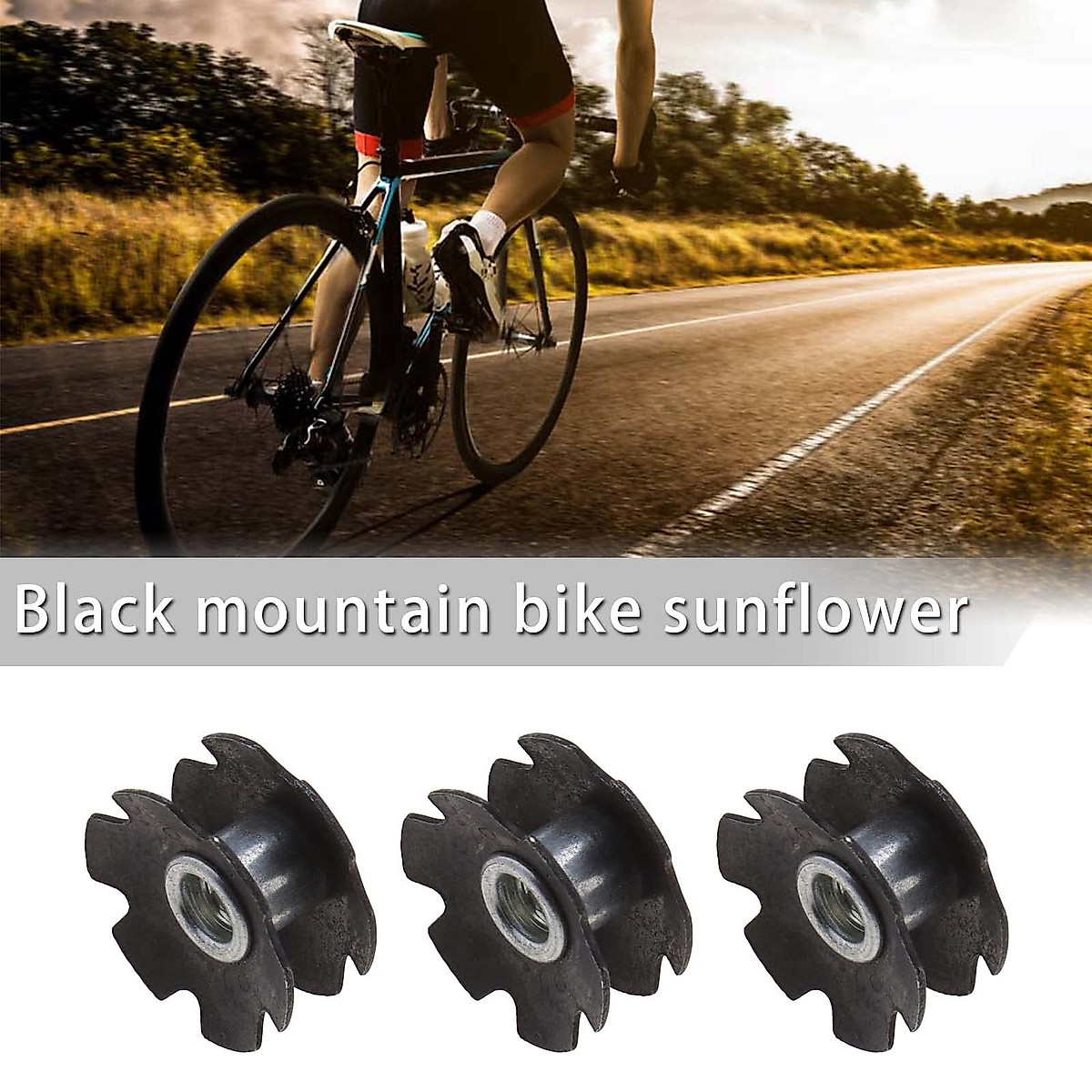 Create idea 10PCS Bike Headset Star Nut Bicycle Fork Star Nut Fit for 28.6mm (1-1/8 inch) Front Fork Mountain Bicycle Road Bike Hybrid Bike Cycling Components Parts