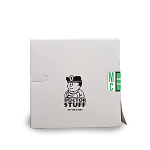 Doctor Stuff - File Folder Labels, Alphabet Letter Mc, File Doctor - FDAV Series Compatible Alpha Stickers, Fluorescent Green, 1" x 1-1/4", 500/Roll