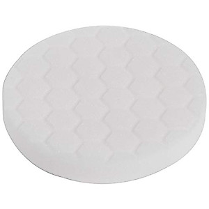 Chemical Guys BUFX_104_HEX5 Hex-Logic Light-Medium Polishing Pad, White, 5.5" Pad Made for 5" Backing Plates, 1 Pad Included