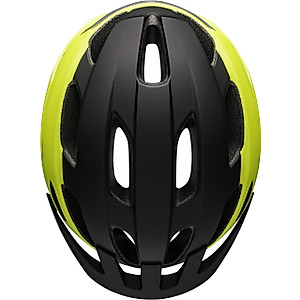 Bell Trace Adult Recreational Bike Helmet - Matte Hi-Viz/Black (2021), Universal Adult (53-60 cm)