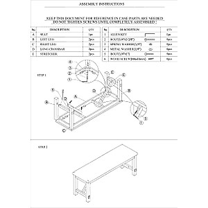 Dining Room Furniture 6pc Dining Set Table w Leaf and 4X Side Chairs 1x Bench Gray Fabric Cushion Seat White Clean Lines Wooden Table Top