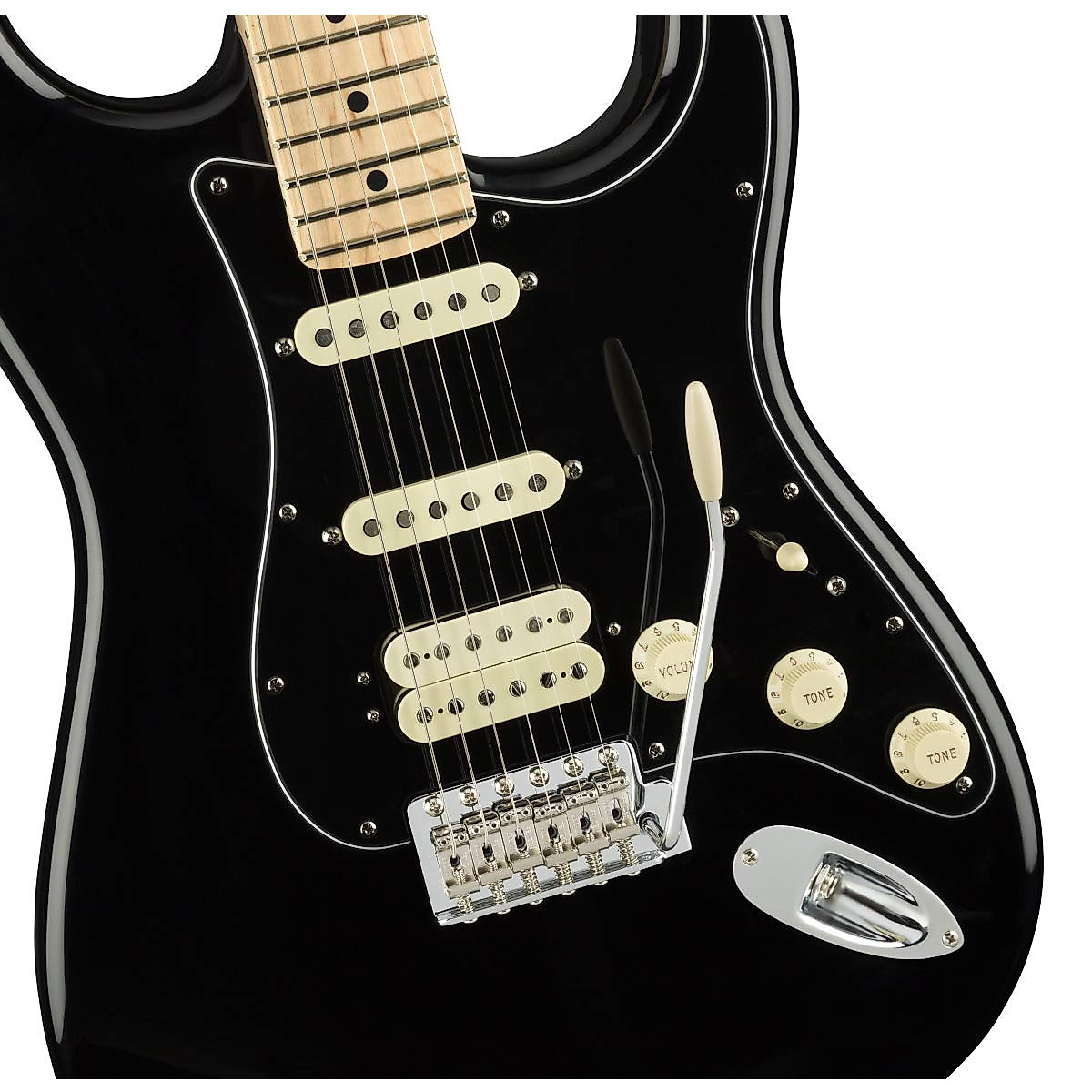 Fender American Performer Stratocaster HSS - Black with Maple Fingerboard