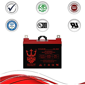 Neptune Power Products Brand Brand 12V 35AH NT12-35 NB Battery Replacement Battery for Pride Jazzy Select Electric Wheelchair by Neptune - 2 Pack