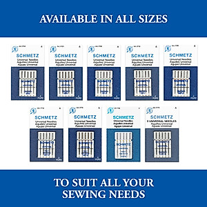 50 Schmetz Universal Sewing Machine Needles -  Size 80/12 - Box of 10 Cards