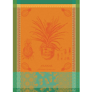 Garnier Thiebaut Mandarinier Pot Orange Kitchen Towel, 22"x30"