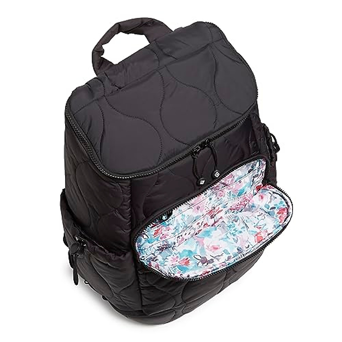 Vera Bradley Featherweight Commuter Backpack Travel Bag, Black