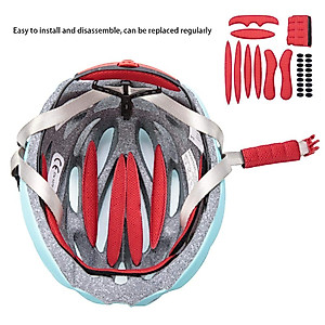 Helmet Foam Pads, Anti-Collision Helmet Padding Kit Helmet Sponge Replacement Universal Foam Pads Set(Inner Lining + Viscose)