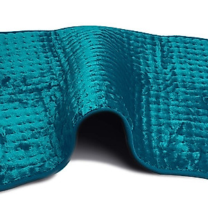 Ambershine 17''x33'' XXXL King Size Heating Pad with Fast-Heating Technology&10 Temperature Settings, Flannel Electric Heating Pad/Pain Relief for Back/Neck/Shoulders/Abdomen/Legs (Light Teal)