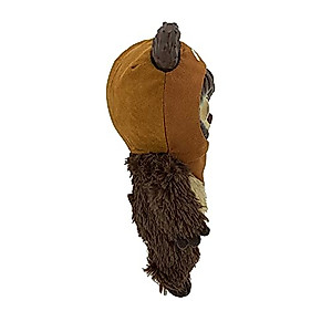Mattel Star Wars Galactic Pals Plush Toy, Ewok 11-inch Soft Doll Set with Carrier & Personality Profile Card for Personalized Experience