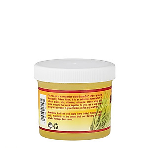 SuperGro Hair Gel with Extra Hold - For Breading, Locking, Twisting, Retwisting, Styling - Natural Hair Gel for Nourishing, Shining for Silky, Wavy, Curly, Coily, Frizzy Hair - Hair Care Gel 4 oz