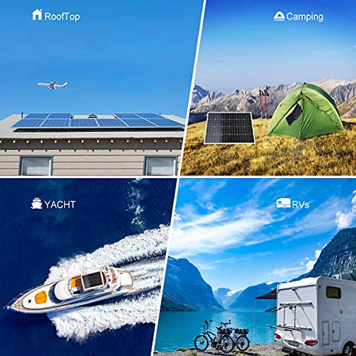 1120W Wind Solar Power Off Grid 24V Battery Charging Kit : 400W Wind Turbine + 6pcs 120W Solar Panel + Controller & Accessories for Home Garage Garden Farm Cabin