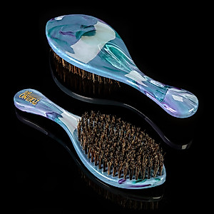 Torino Pro Curve Wave brush #201- Medium Hard Reinforced Curved 360 wave brush - Shower Brush for wash & styles for 360 waves - Great for Wolfing and getting down to your scalp