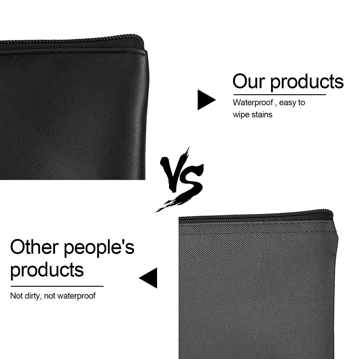 2 Pieces Money Bags With Zipper , 11x6.1 inch Money Pouch, Bank Bag, Cash Bag , Check Wallet, Cosmetics