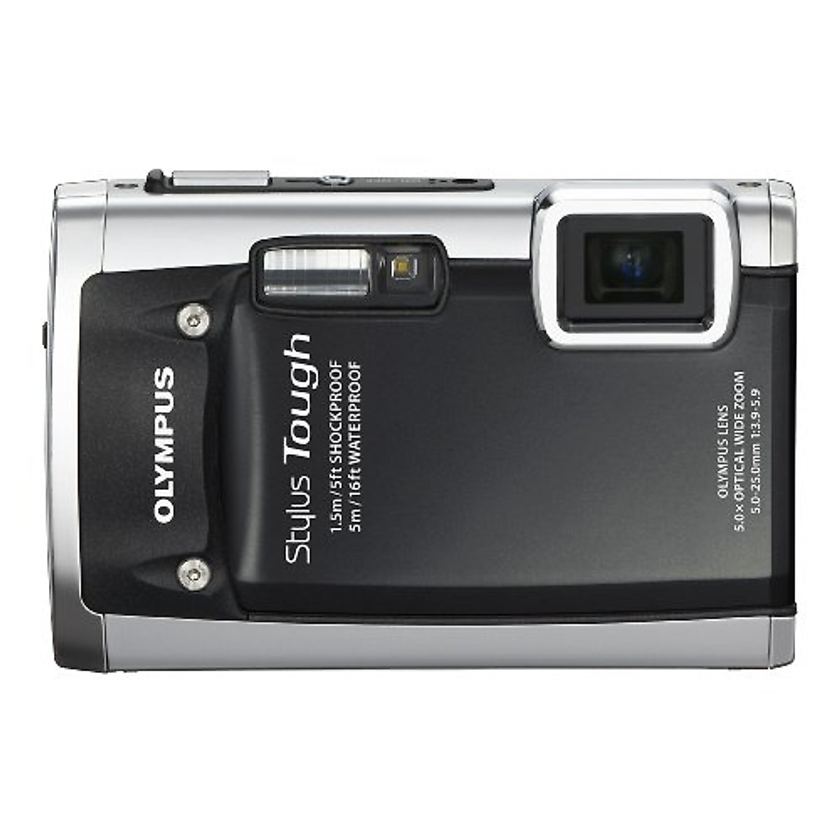 Olympus Stylus Tough 6020 14 MP Digital Camera with 5x Wide-Angle Zoom and 2.7-Inch LCD (Black)